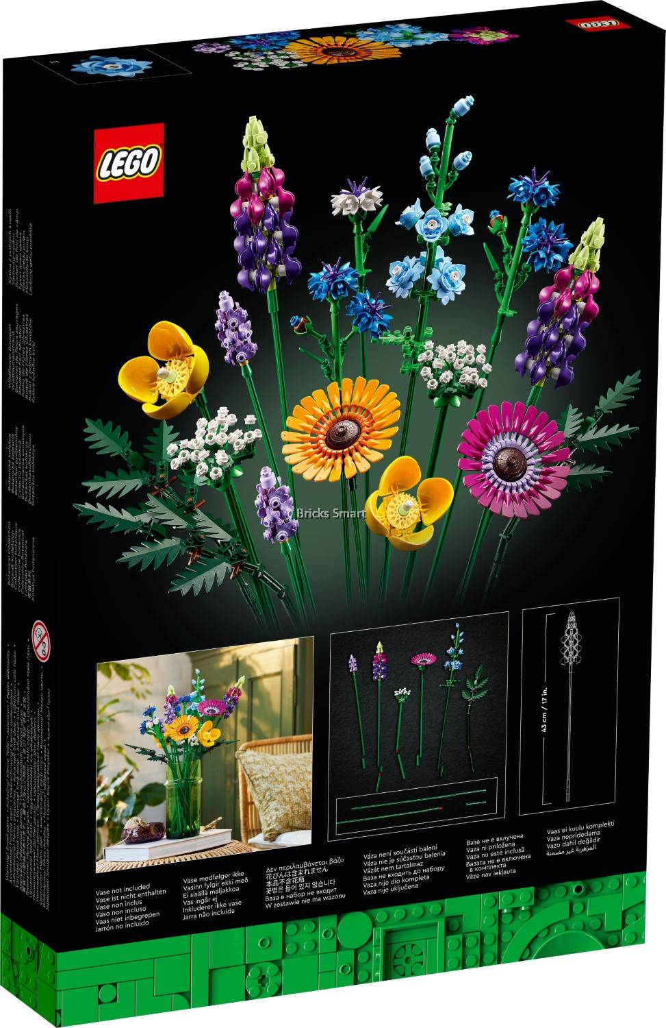 LEGO 10313 Icons Wildflower Bouquet Building Set
