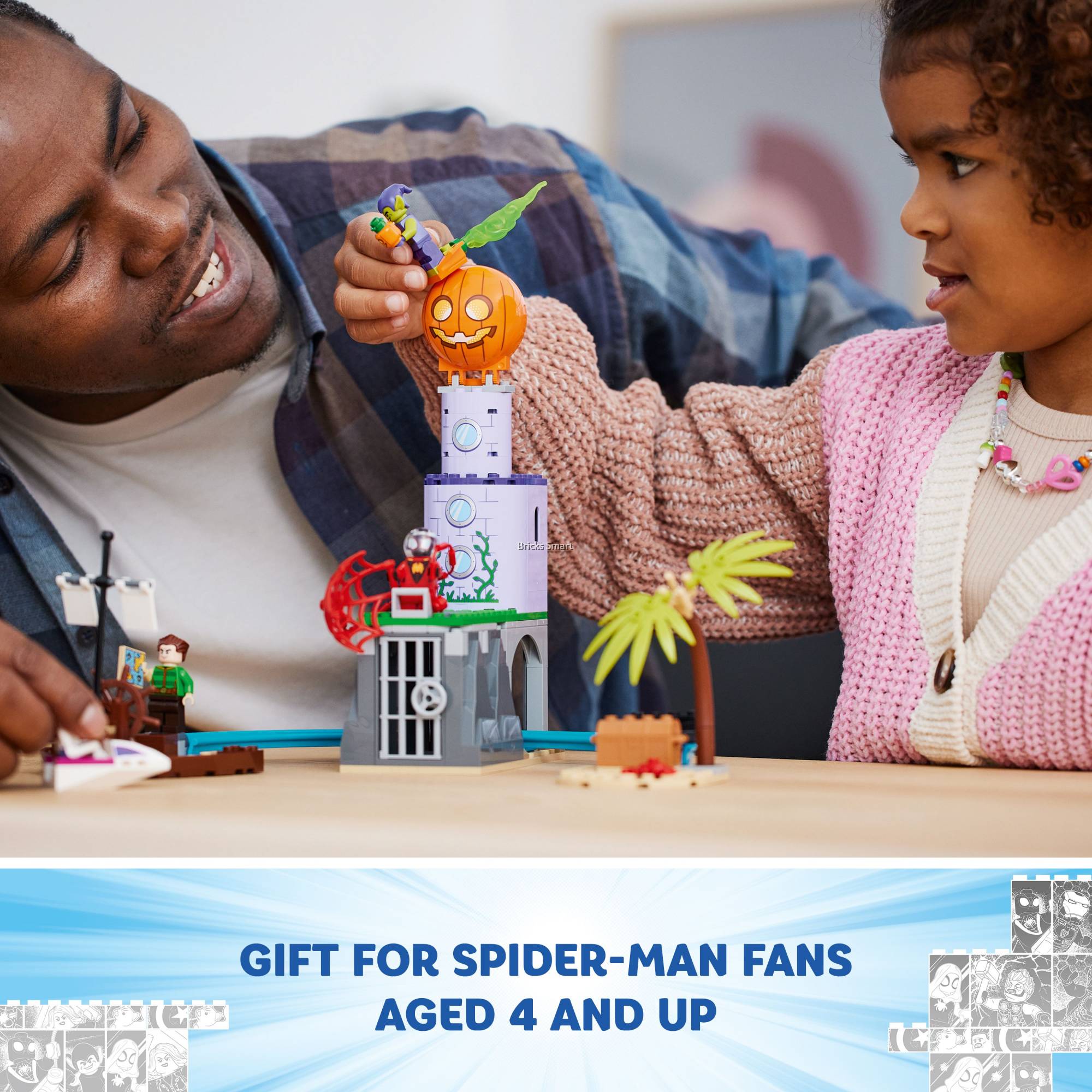 LEGO 10790 Juniors Team Spidey at Green Goblins Lighthouse Building Toy Set