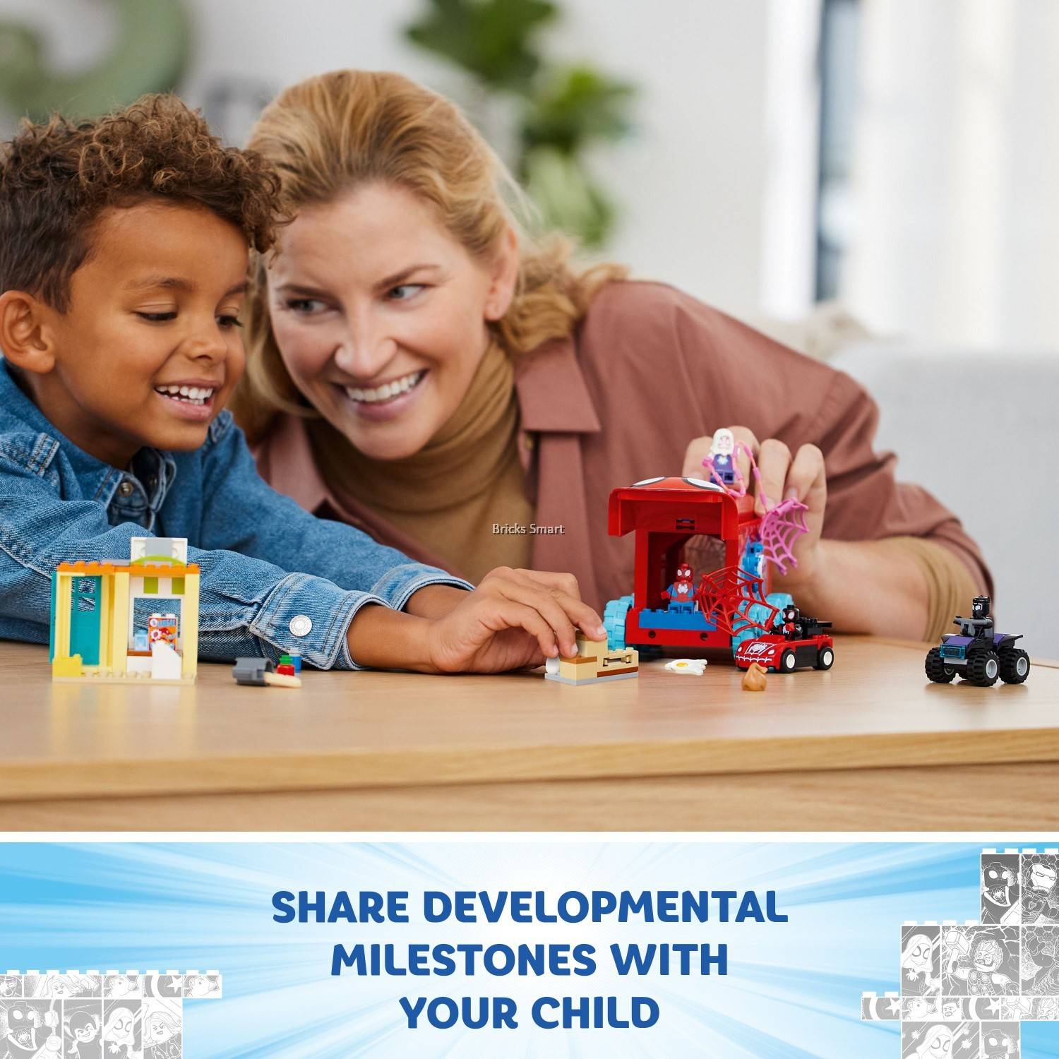 LEGO 10791 Juniors Team Spideys Mobile Headquarters Building Toy Set