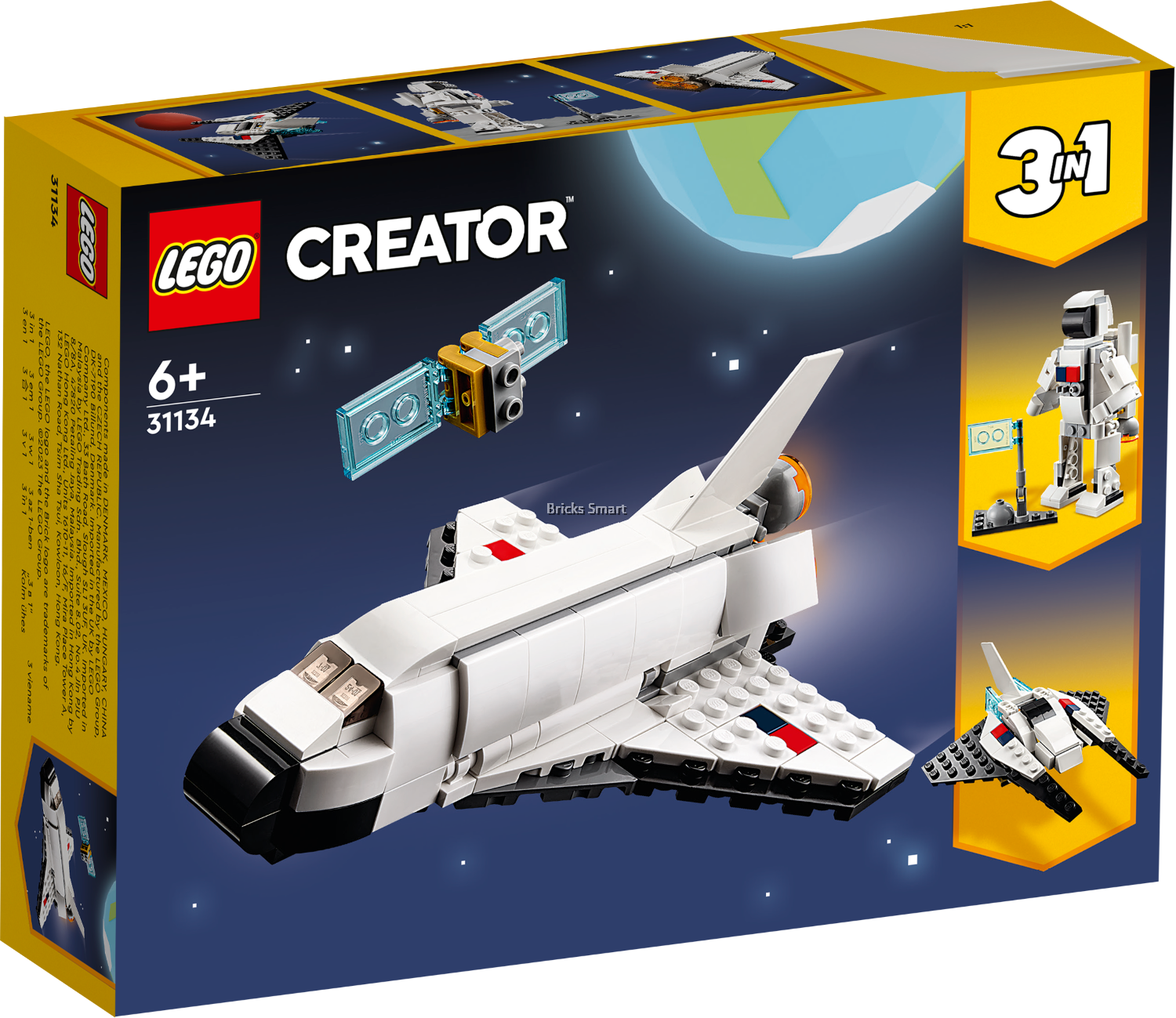 LEGO 31134 Creator Space Shuttle Building Toy Set