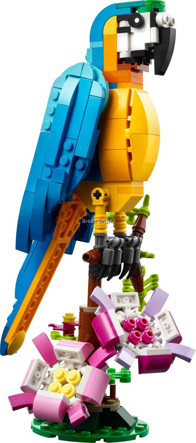 LEGO 31136 Creator Exotic Parrot Building Toy Set
