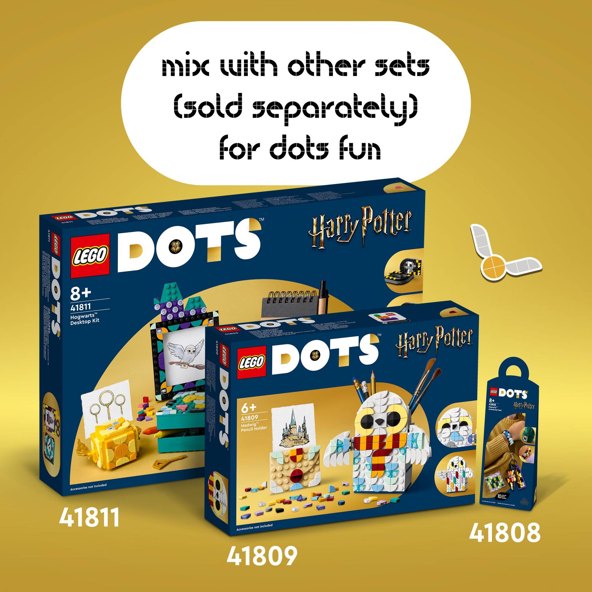 LEGO 41811 DOTS Hogwarts Desktop Kit DIY Craft Decoration Kit