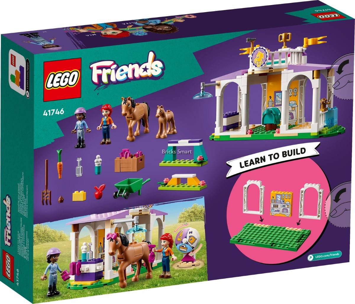 LEGO 41746 Friends Horse Training Building Toy Set
