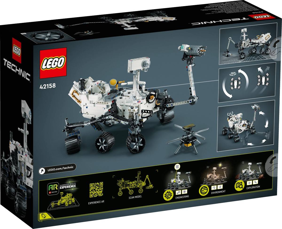 LEGO 42158 Technic NASA Mars Rover Perseverance Building Toy Set