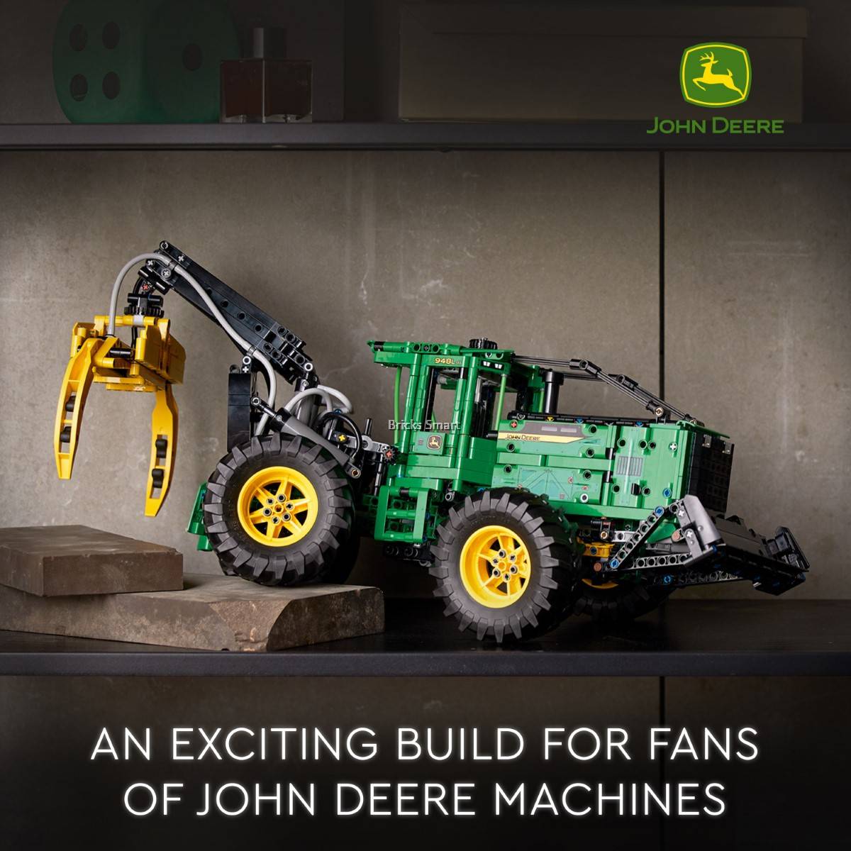 LEGO 42157 Technic John Deere 948L-II Skidder Building Toy Set