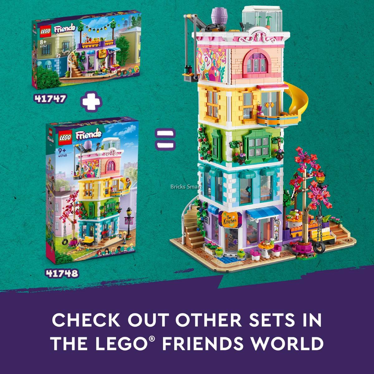 LEGO 41748 Friends Heartlake City Community Centre Building Toy Set
