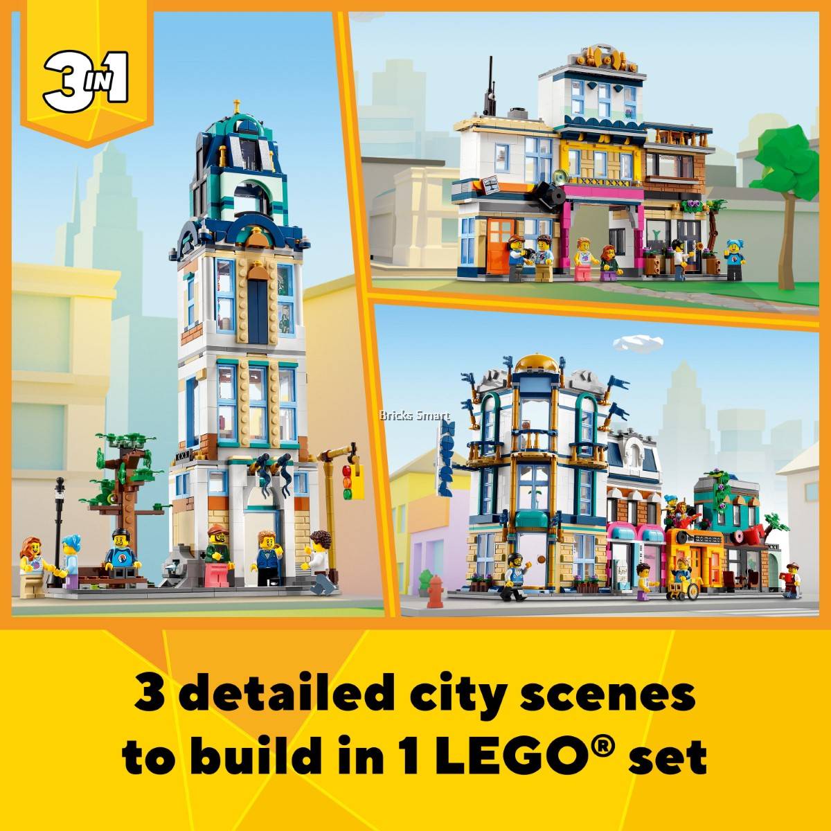 LEGO 31141 Creator Main Street Building Toy Set