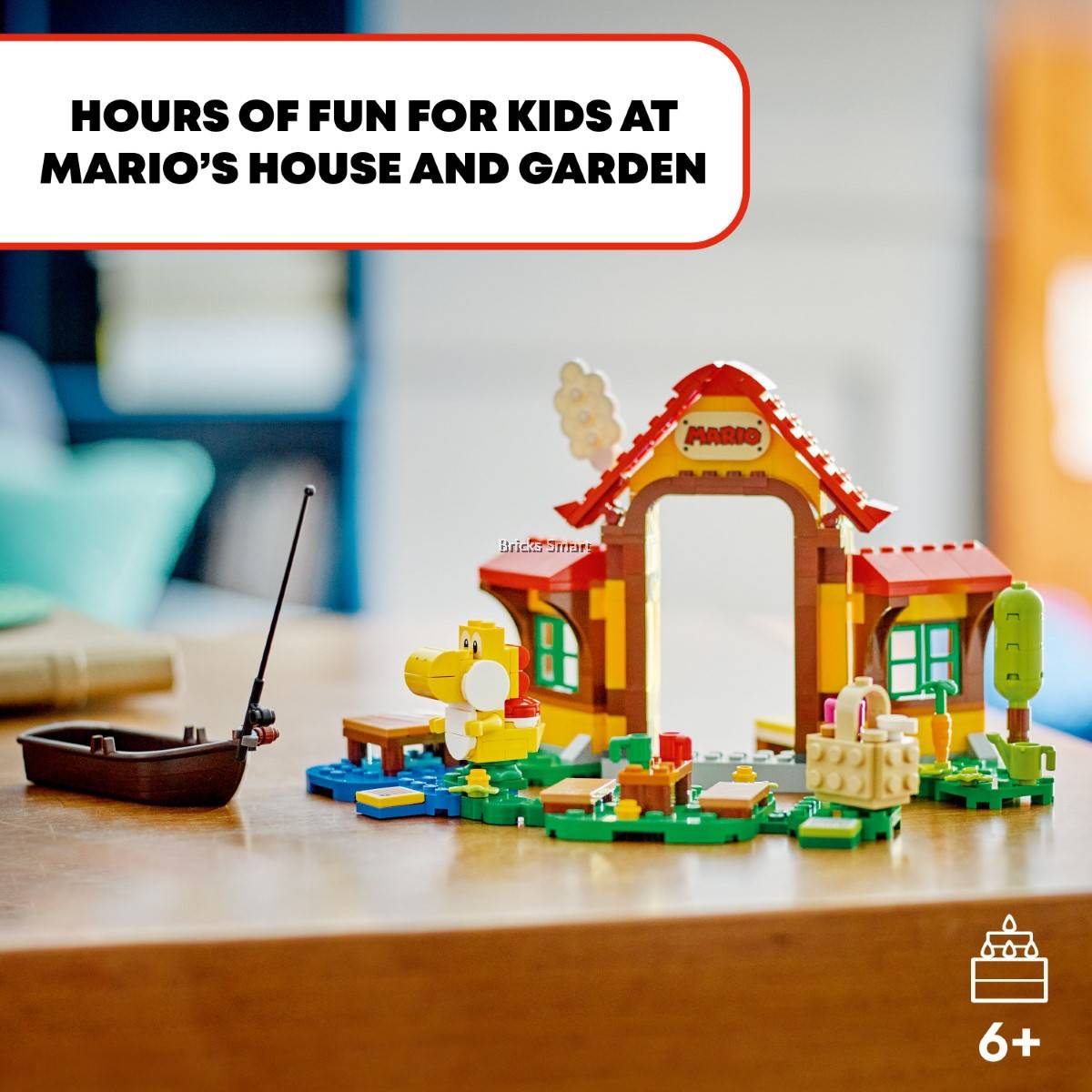 LEGO 71422 Super Mario: Picnic at Marios House Expansion Set Building ...