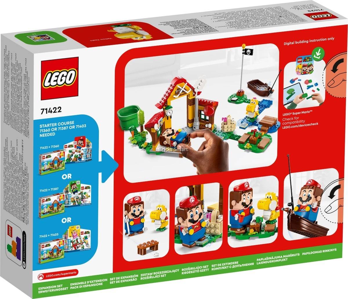 LEGO 71422 Super Mario: Picnic at Marios House Expansion Set Building ...