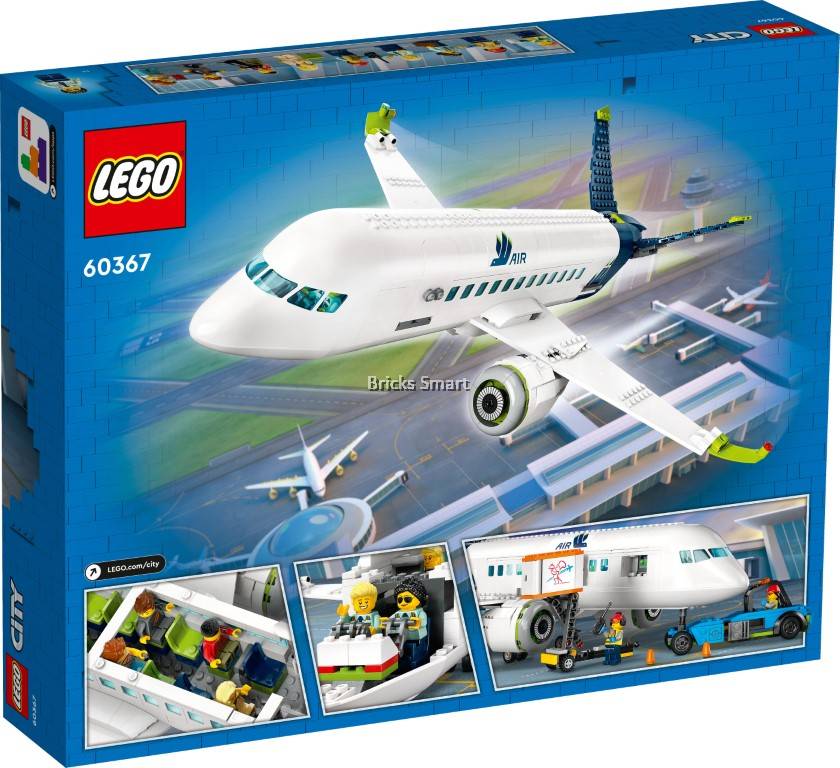 LEGO 60367 City Passenger Airplane Building Toy Set