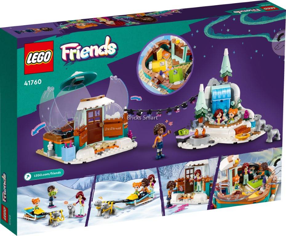 LEGO 41760 Friends Igloo Holiday Adventure Building Toy Set