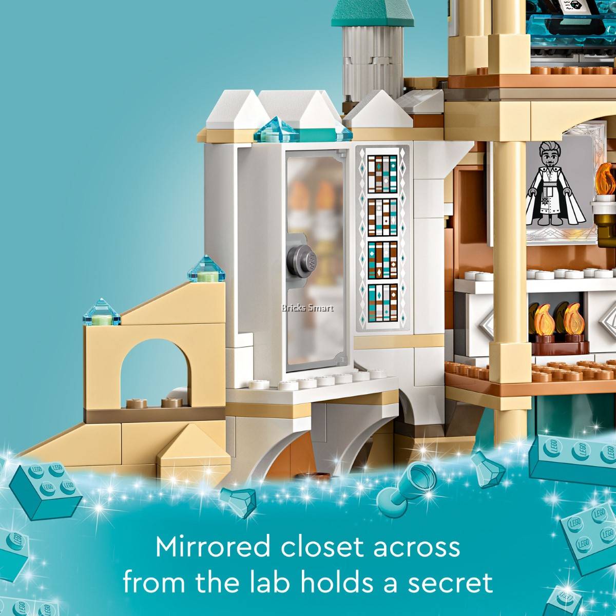 LEGO 43224 Disney King Magnifico's Castle Building Toy Set