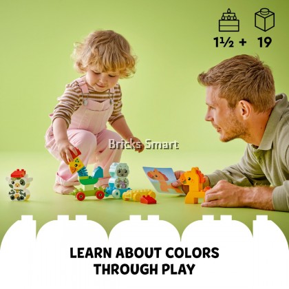 LEGO 10412 DUPLO Animal Train Building Toy Set