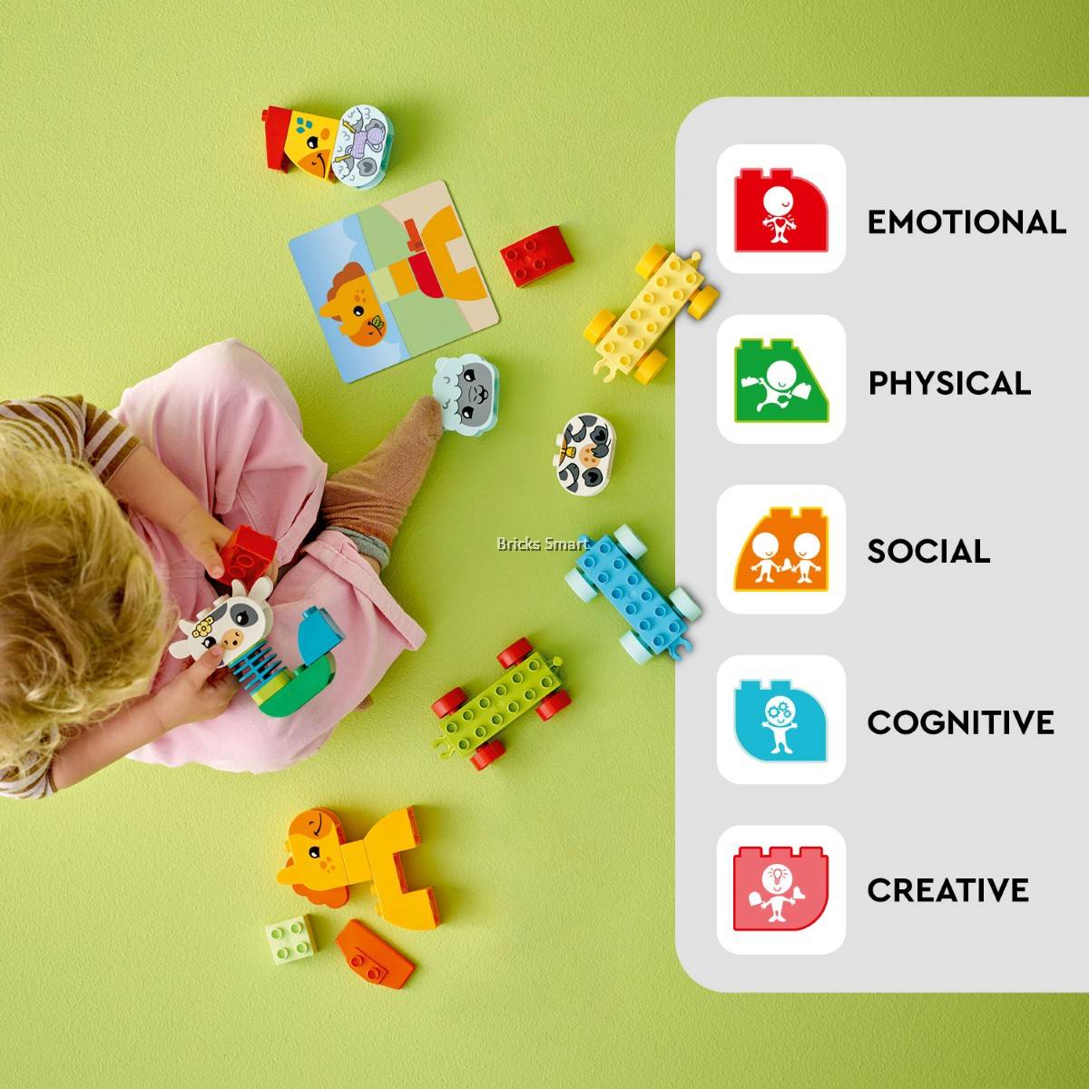 LEGO 10412 DUPLO Animal Train Building Toy Set