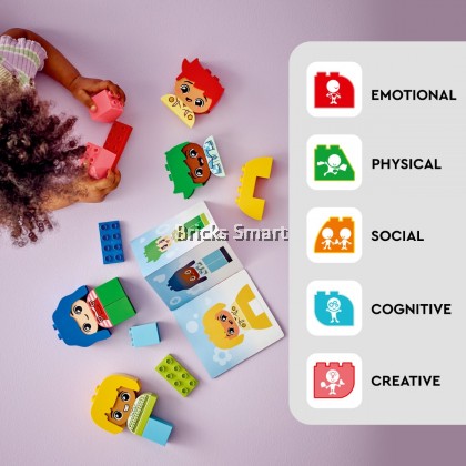 LEGO 10415 DUPLO Big Feelings & Emotions Building Toy Set