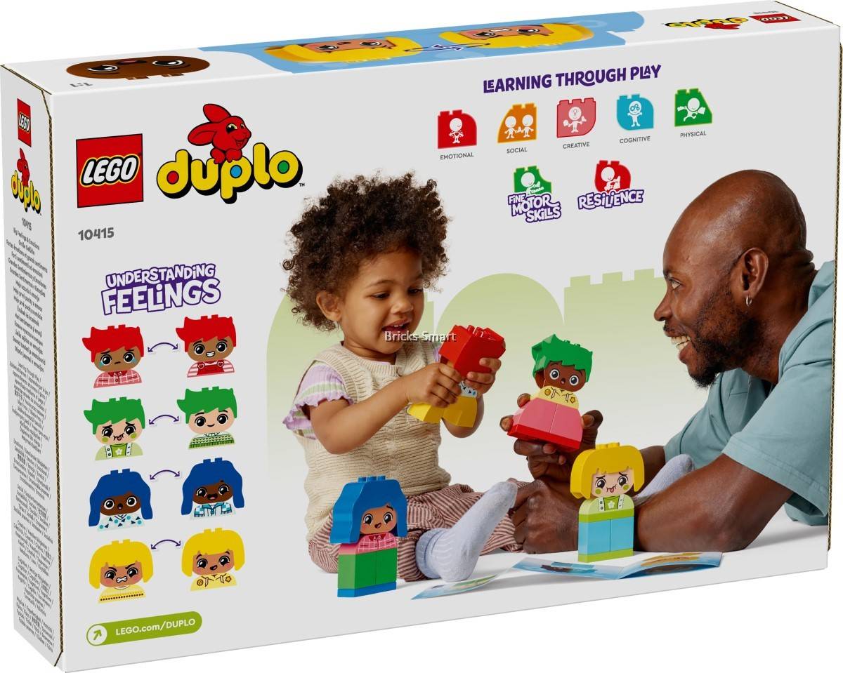 LEGO 10415 DUPLO Big Feelings & Emotions Building Toy Set