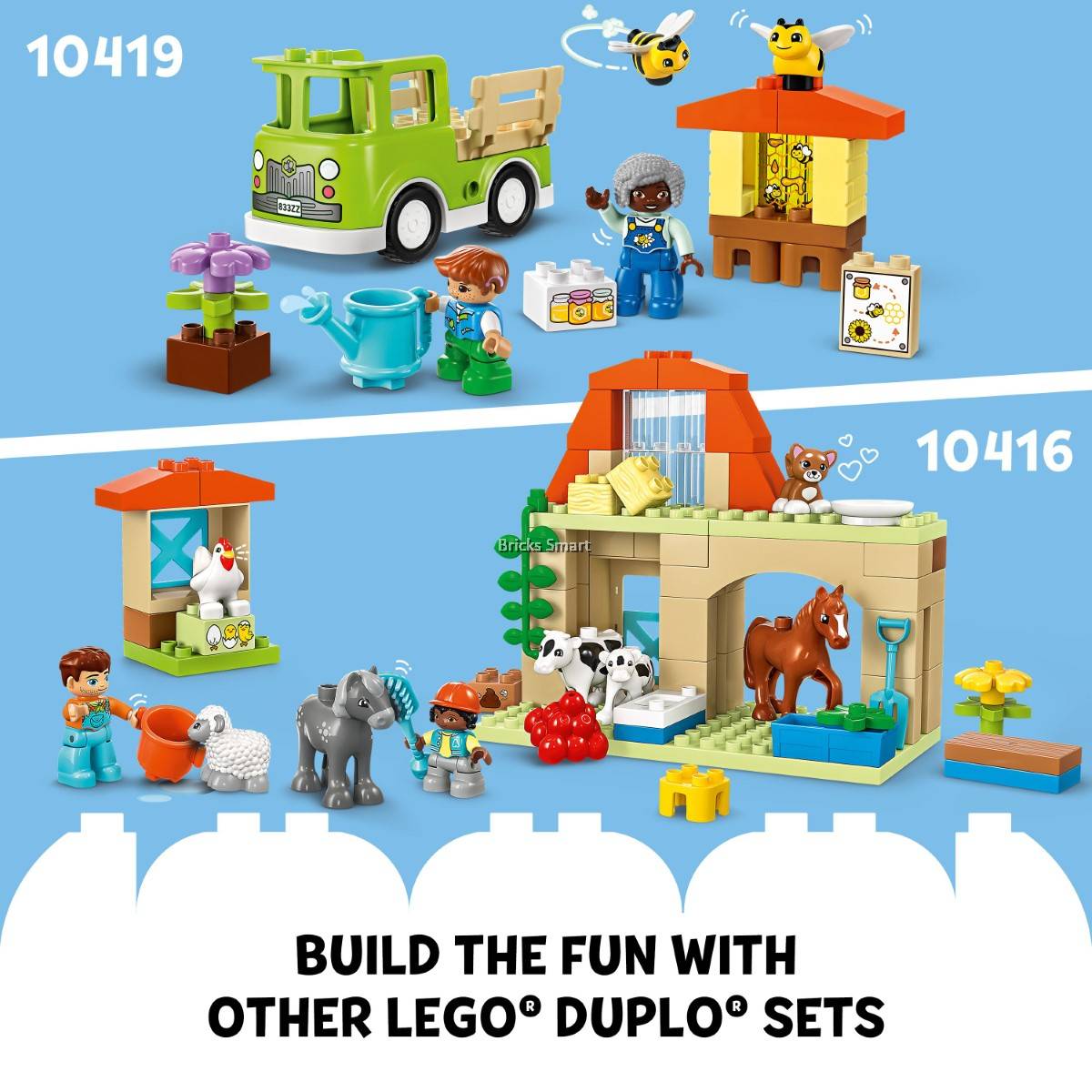 LEGO 10416 DUPLO Caring for Animals at the Farm Building Toy Set