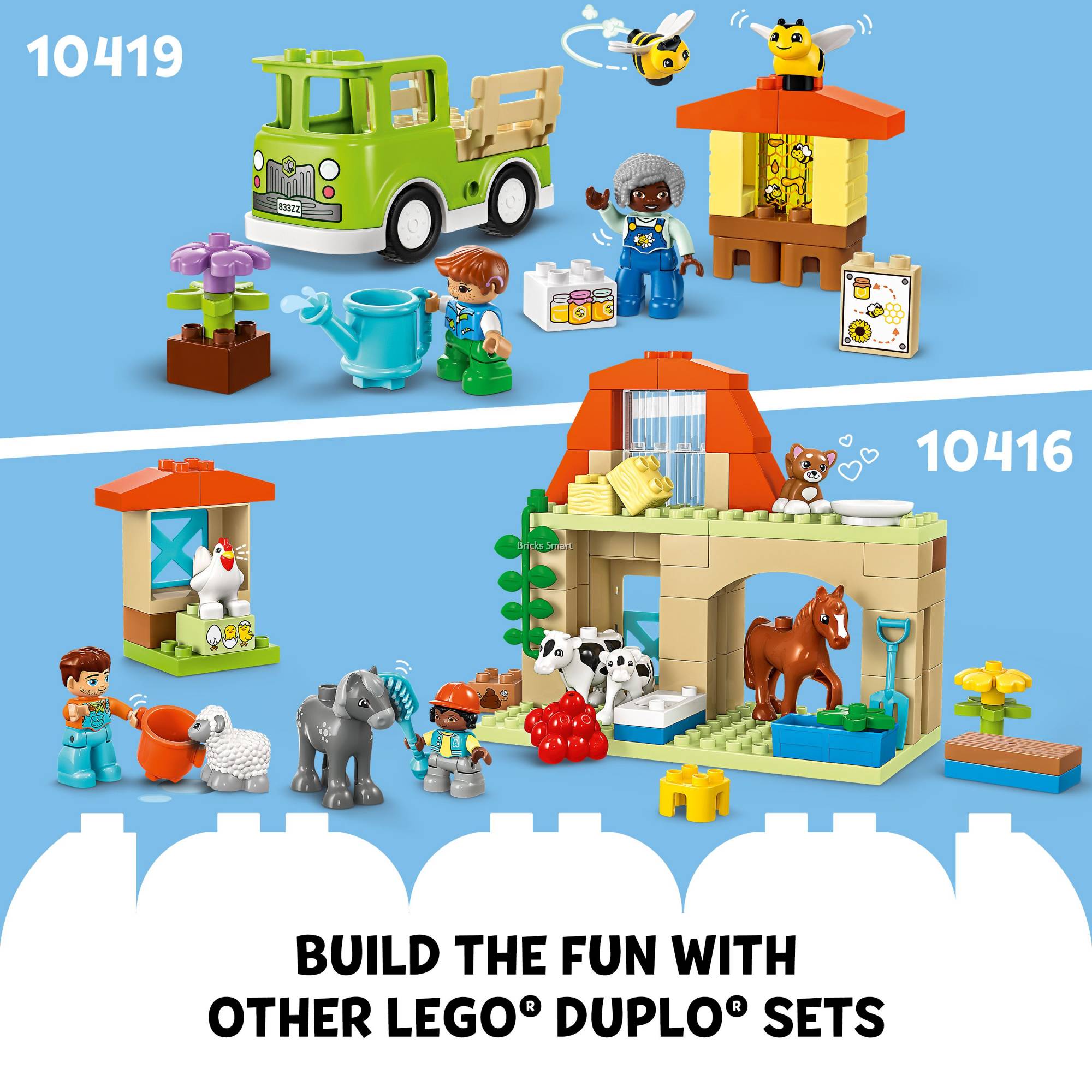 LEGO 10419 DUPLO Caring for Bees & Beehives Building Toy Set