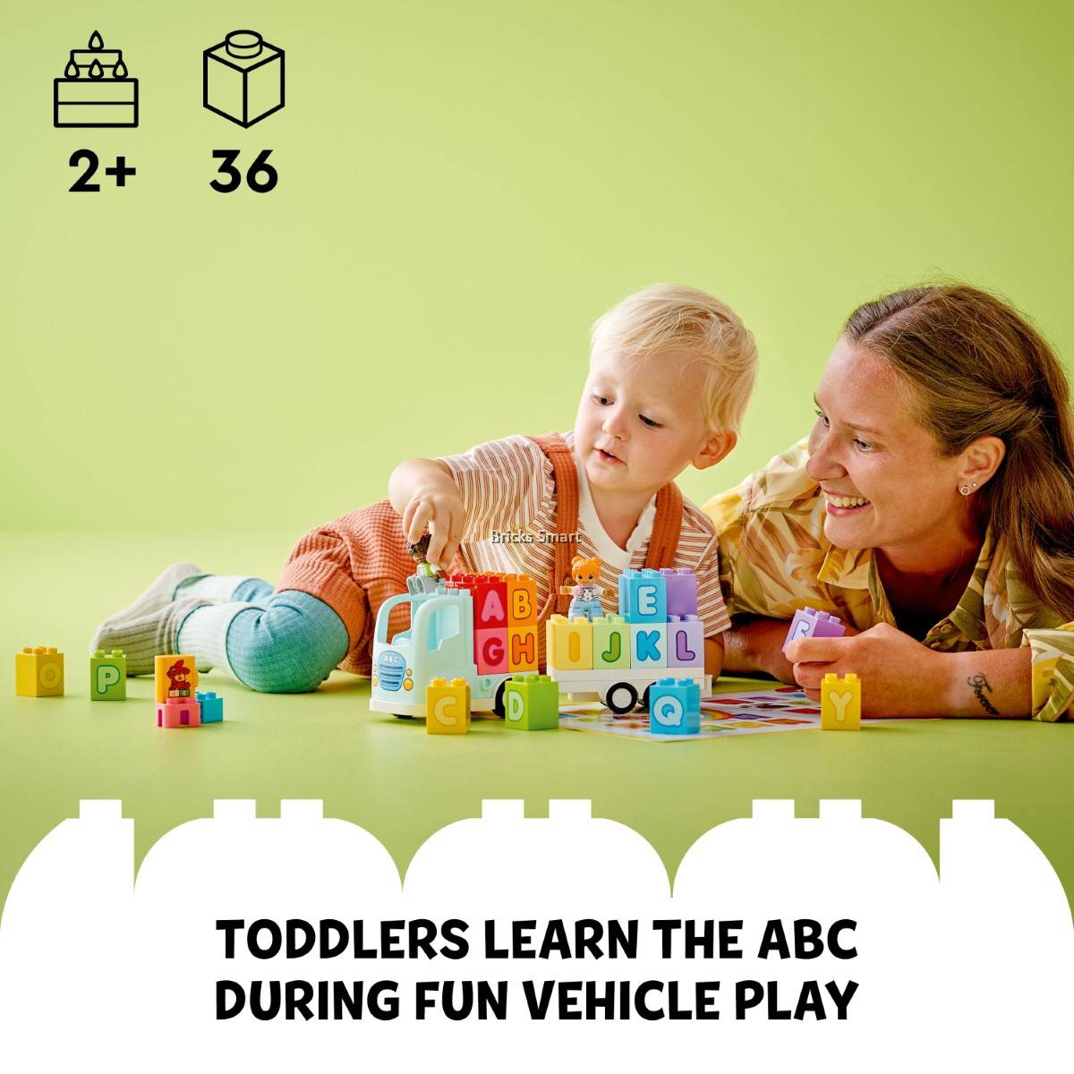 LEGO 10421 DUPLO Alphabet Truck Building Toy Set