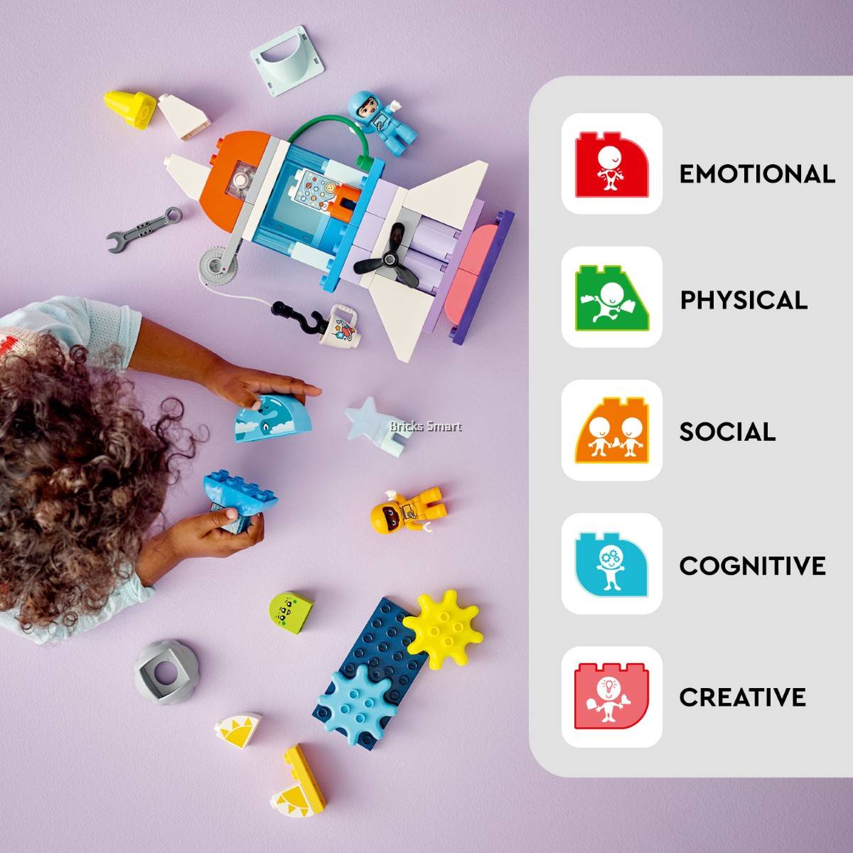 LEGO 10422 DUPLO 3in1 Space Shuttle Adventure Building Toy Set