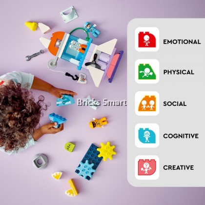 LEGO 10422 DUPLO 3in1 Space Shuttle Adventure Building Toy Set