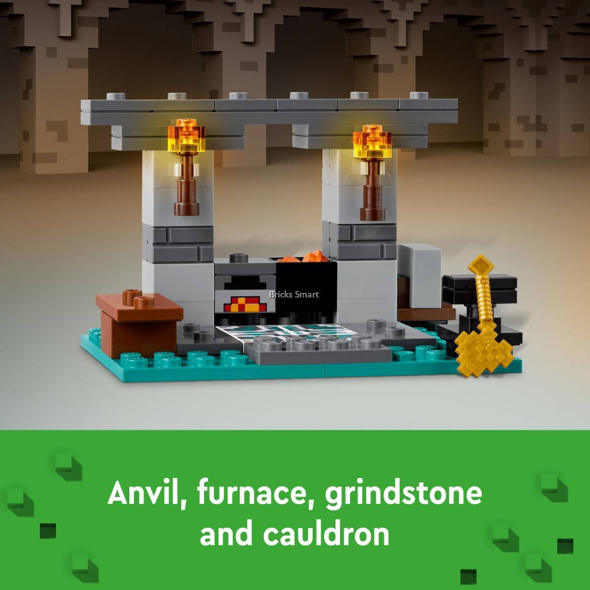 LEGO 21252 Minecraft The Armory Building Toy Set