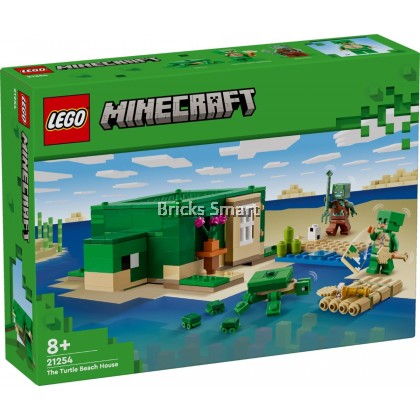 LEGO 21254 Minecraft The Turtle Beach House Buidling Toy Set