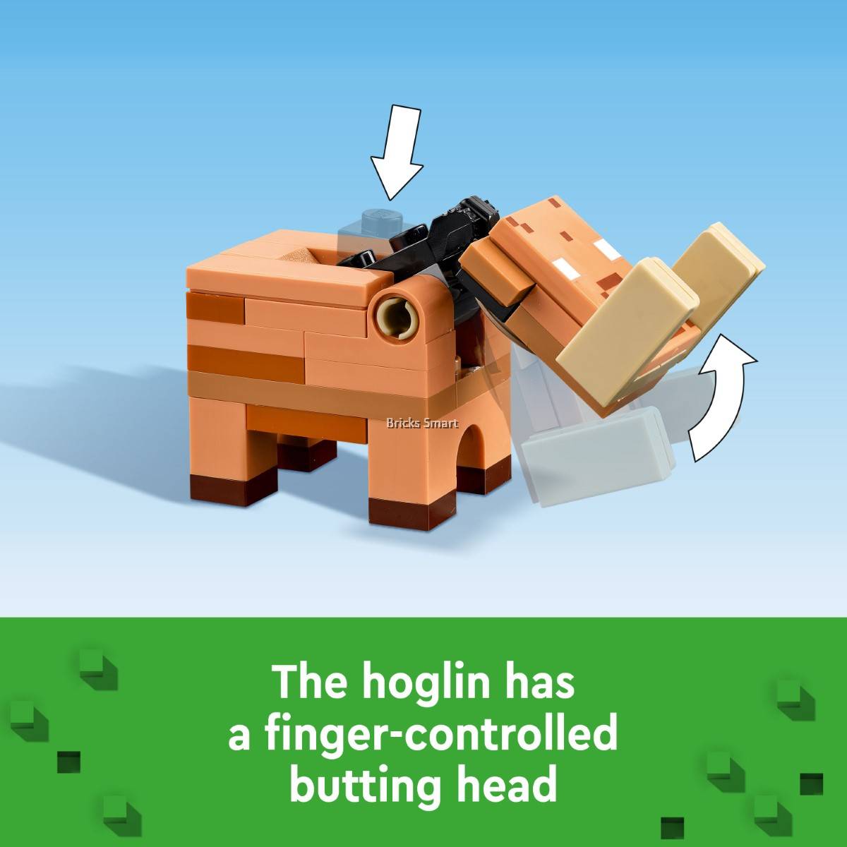 LEGO 21255 Minecraft The Nether Portal Ambush Building Toy Set