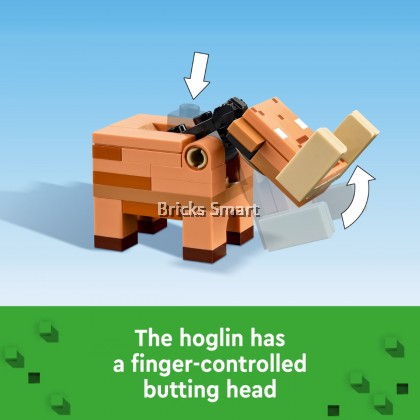 LEGO 21255 Minecraft The Nether Portal Ambush Building Toy Set