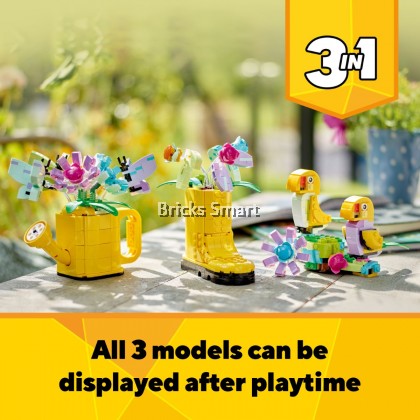LEGO 31149 Creator Flowers in Watering Can Building Toy Set