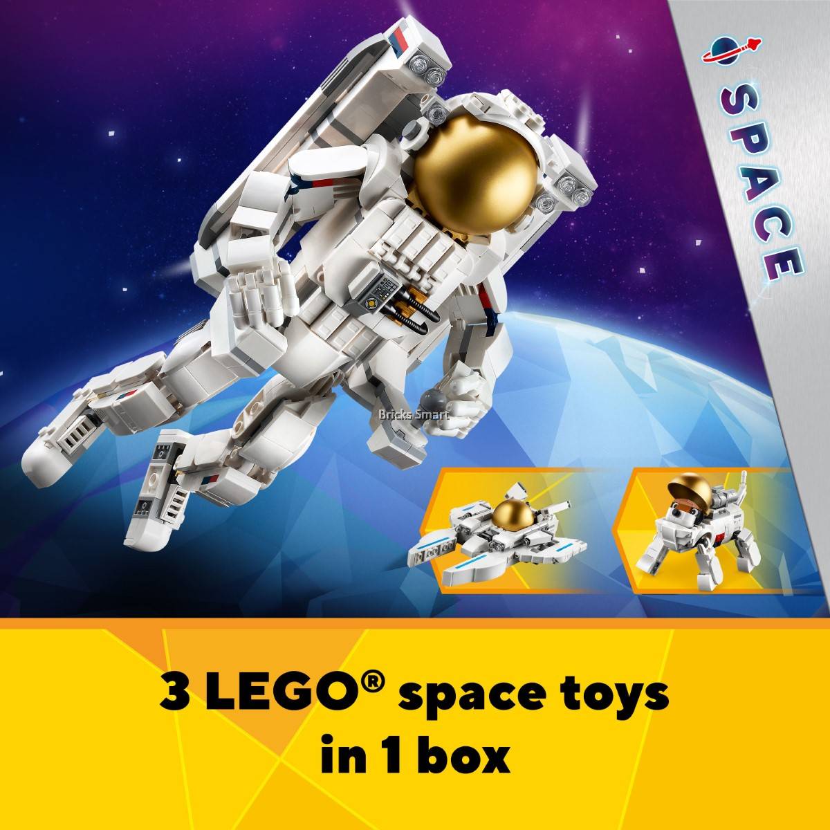 LEGO 31152 Creator Space Astronaut Building Toy Set
