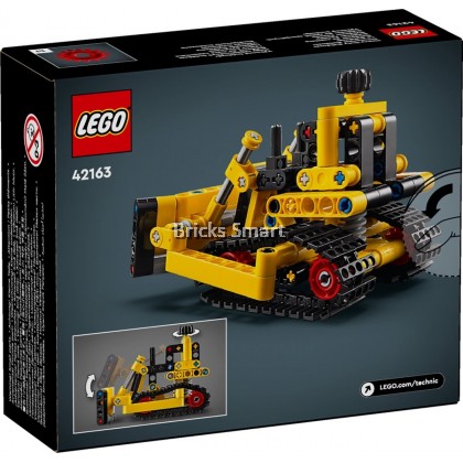 LEGO 42163 Technic Heavy-Duty Bulldozer Building Toy Set