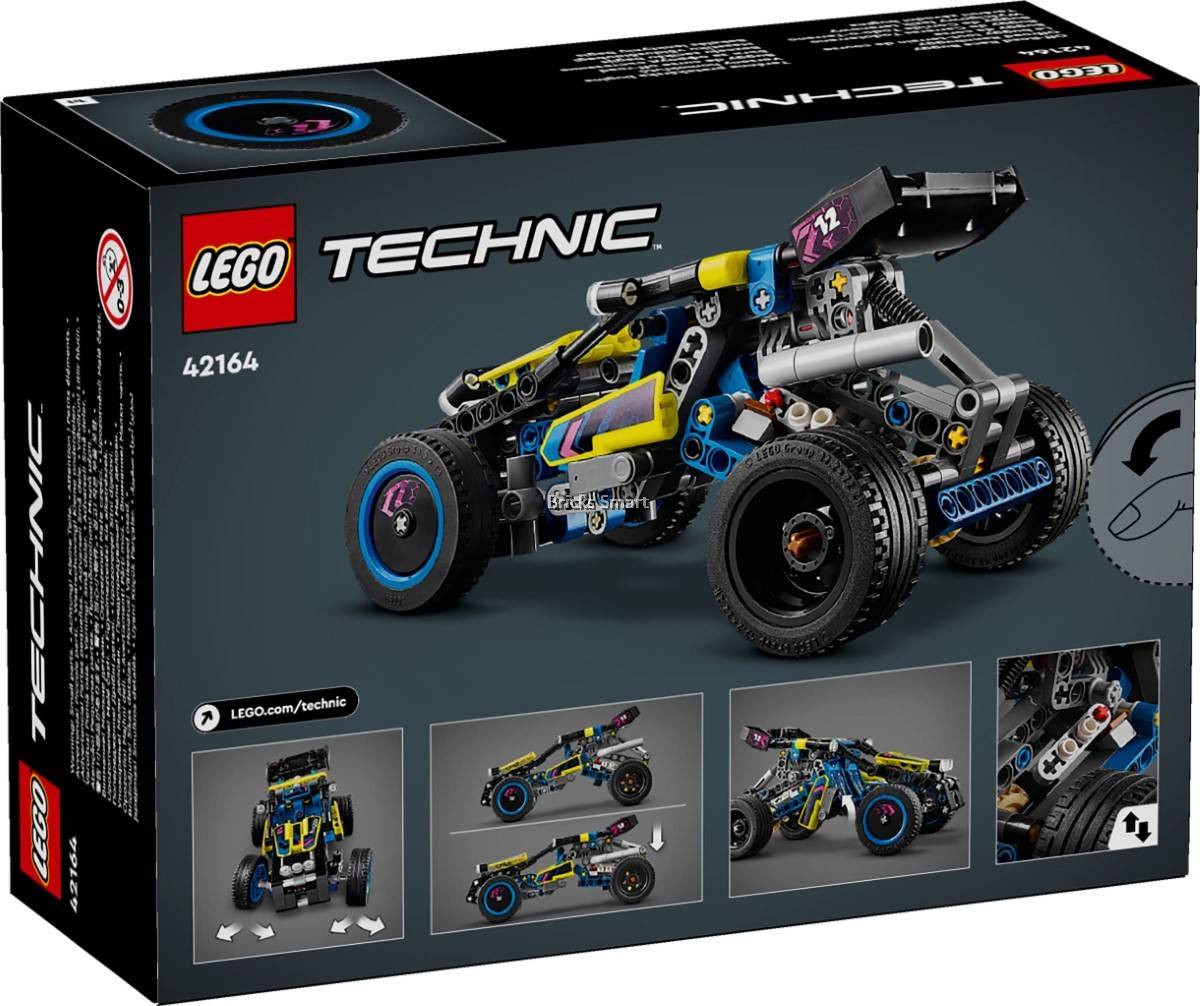 LEGO 42164 Technic Off-Road Race Buggy Building Toy Set