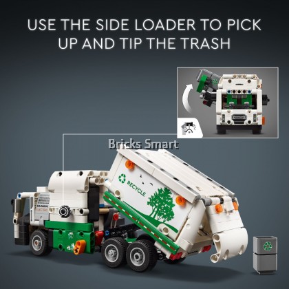 LEGO 42167 Technic Mack LR Electric Garbage Truck Building Toy Set