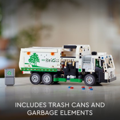 LEGO 42167 Technic Mack LR Electric Garbage Truck Building Toy Set