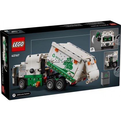 LEGO 42167 Technic Mack LR Electric Garbage Truck Building Toy Set