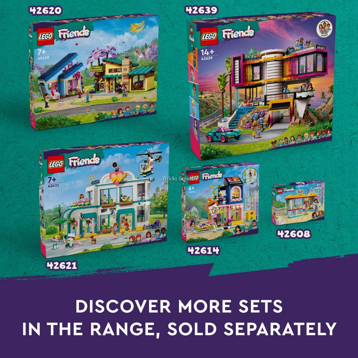 LEGO 42604 Friends Heartlake City Shopping Mall Building Toy Set