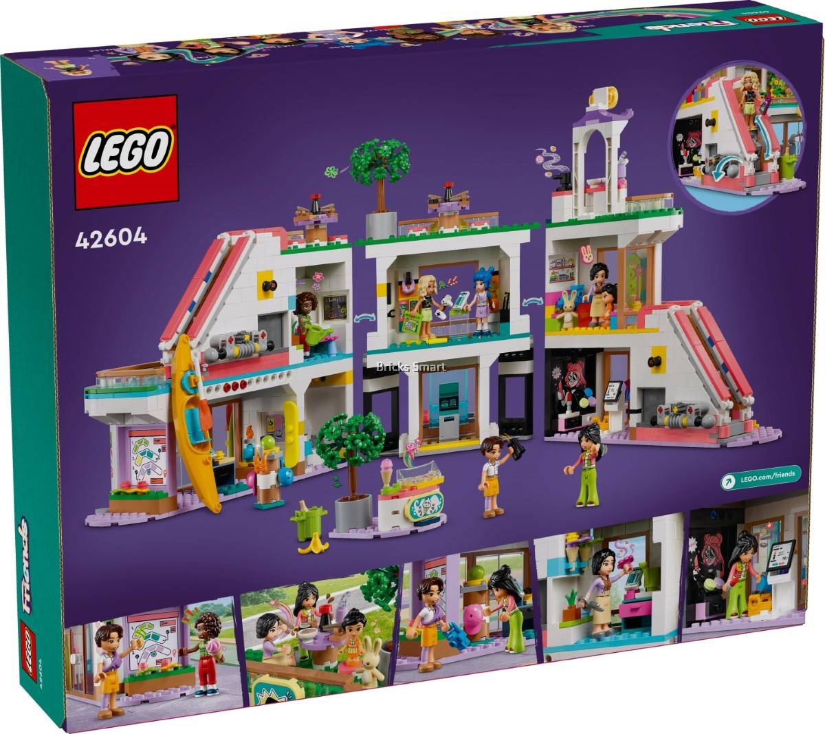 LEGO 42604 Friends Heartlake City Shopping Mall Building Toy Set