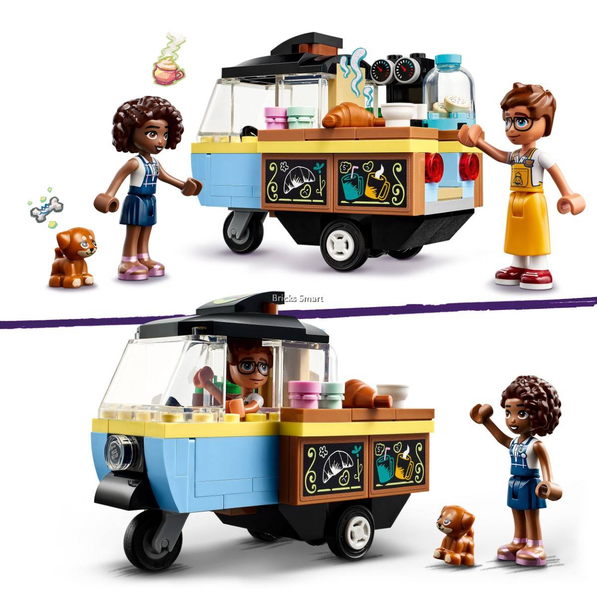 LEGO 42606 Friends Mobile Bakery Food Cart Building Toy Set