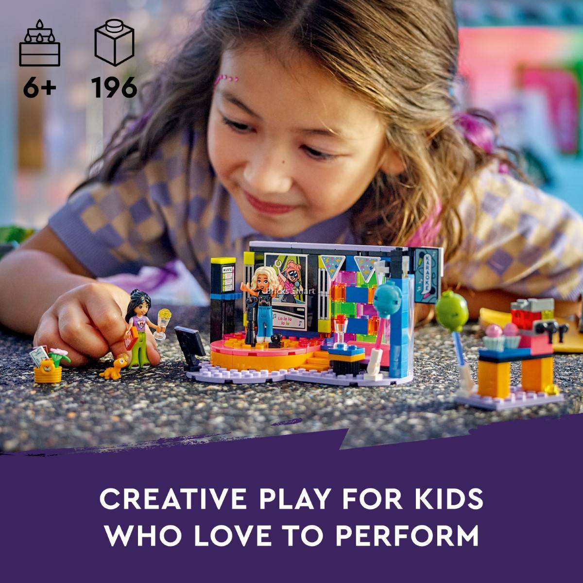 LEGO 42610 Friends Karaoke Music Party Building Toy Set