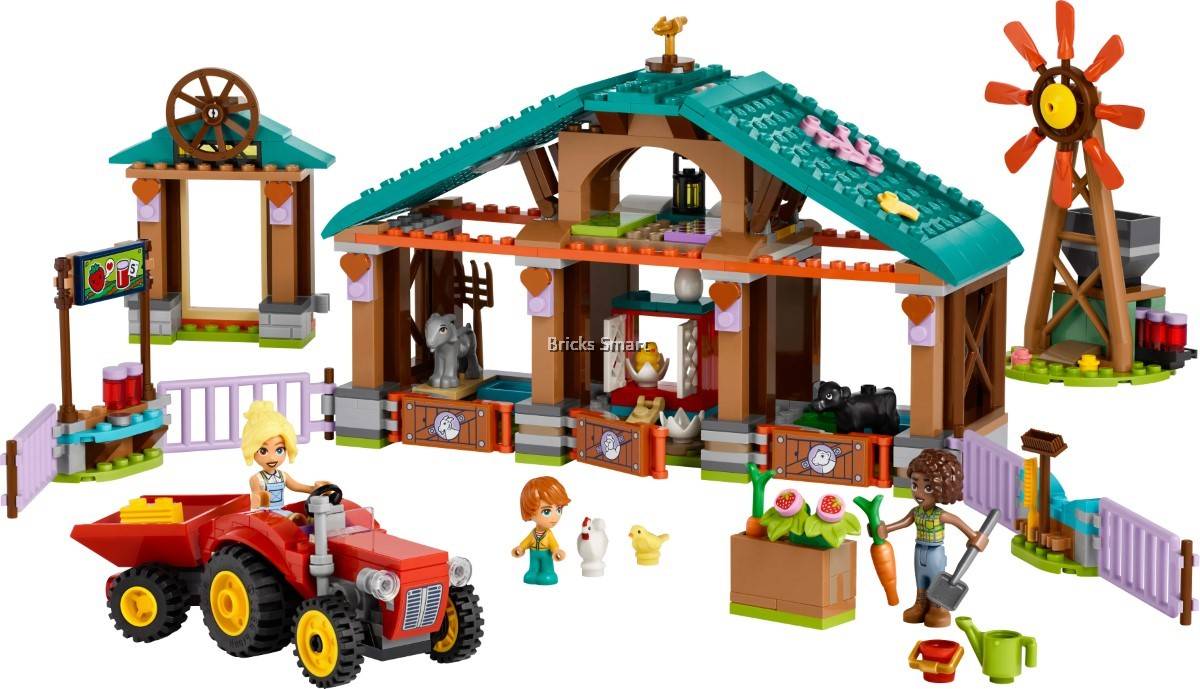 LEGO 42617 Friends Farm Animal Sanctuary Building Toy Set