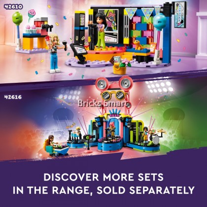 LEGO 42619 Friends Pop Star Music Tour Bus Building Toy Set