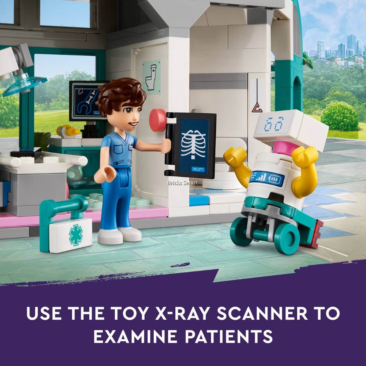 LEGO 42621 Friends Heartlake City Hospital Building Toy Set