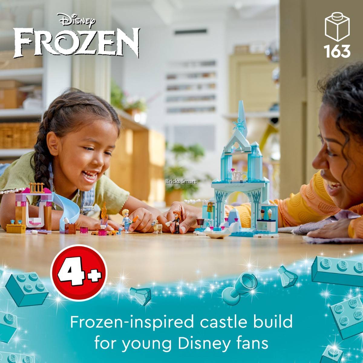 LEGO 43238 Disney Elsa Frozen Castle Building Toy Set