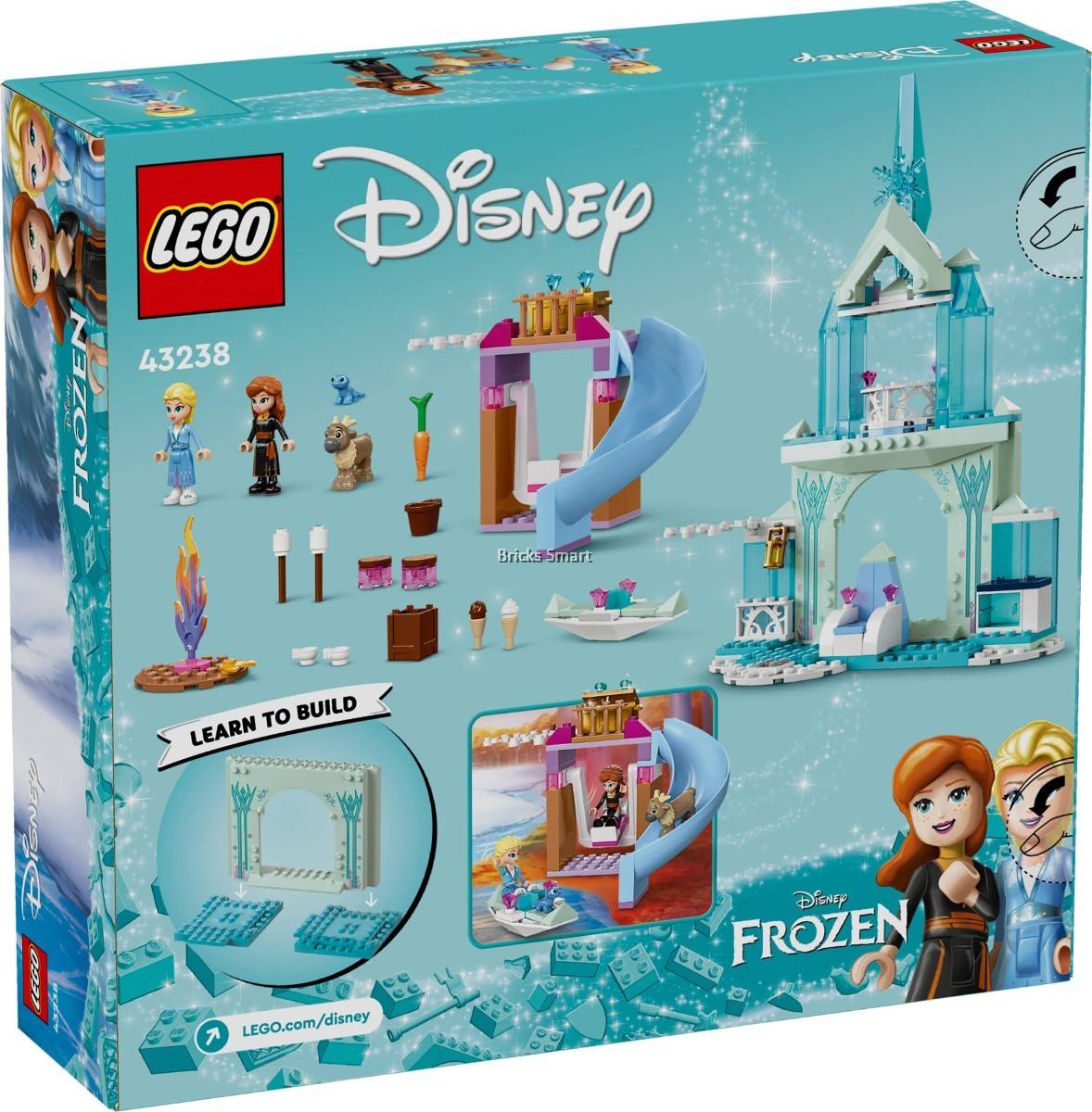 LEGO 43238 Disney Elsa Frozen Castle Building Toy Set