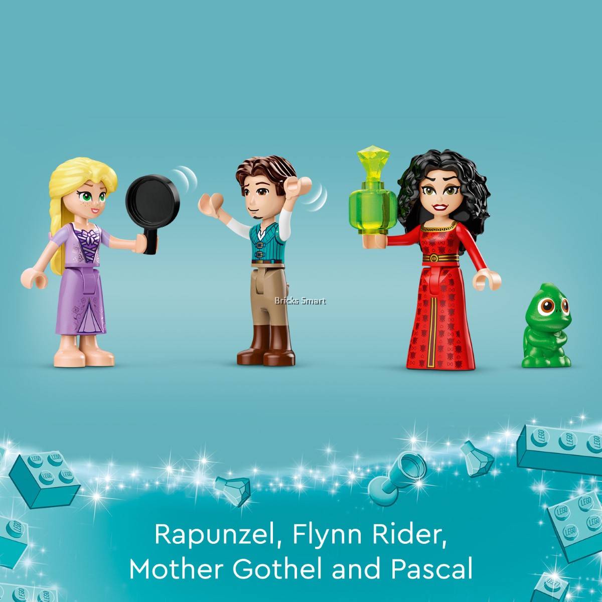 LEGO 43241 Disney Rapunzel Tower & The Snuggly Duckling Building Toy Set