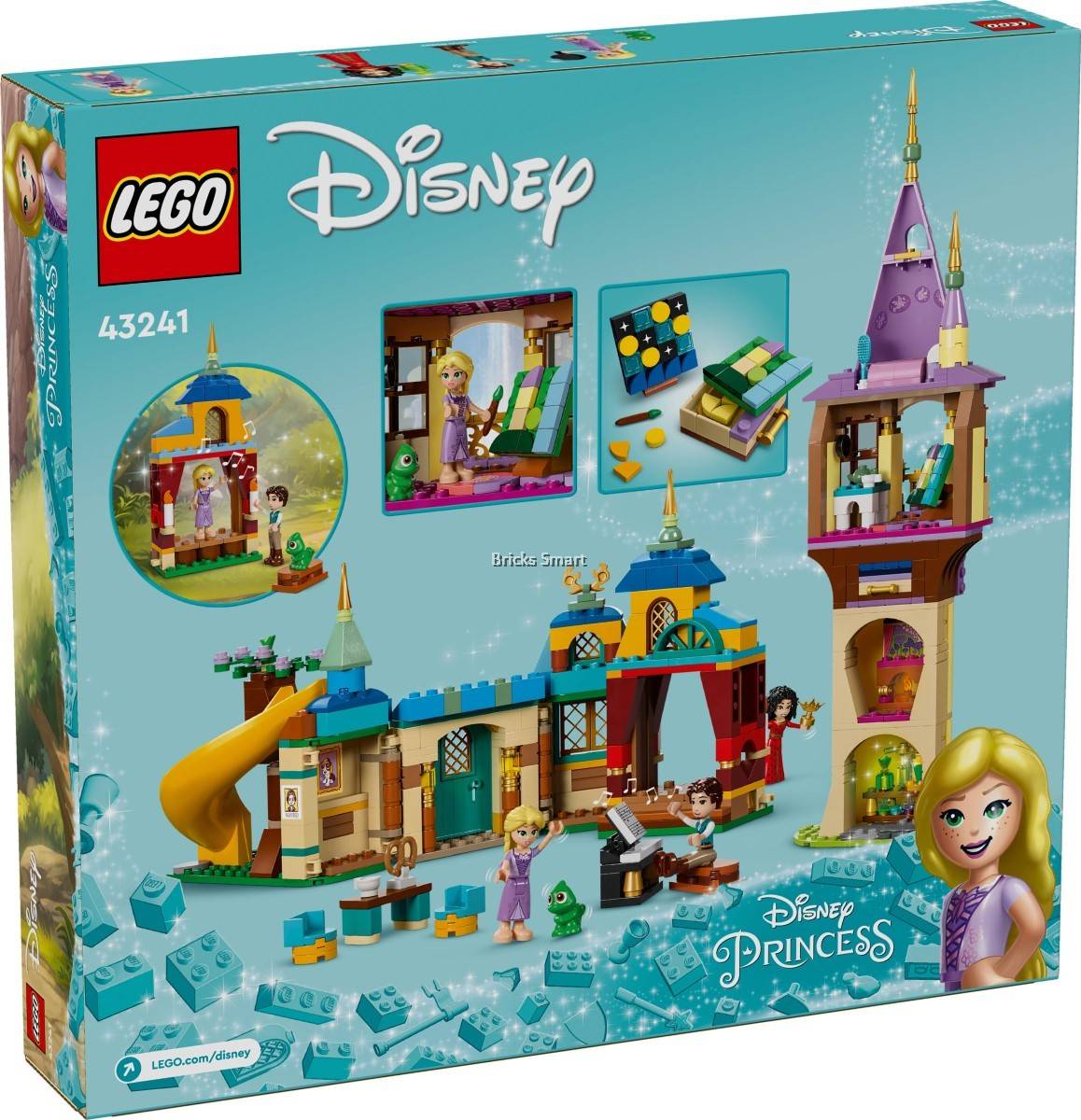 LEGO 43241 Disney Rapunzel Tower & The Snuggly Duckling Building Toy Set