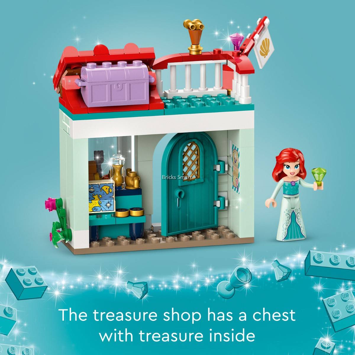 LEGO 43246 Disney Princess Market Adventure Building Toy Set