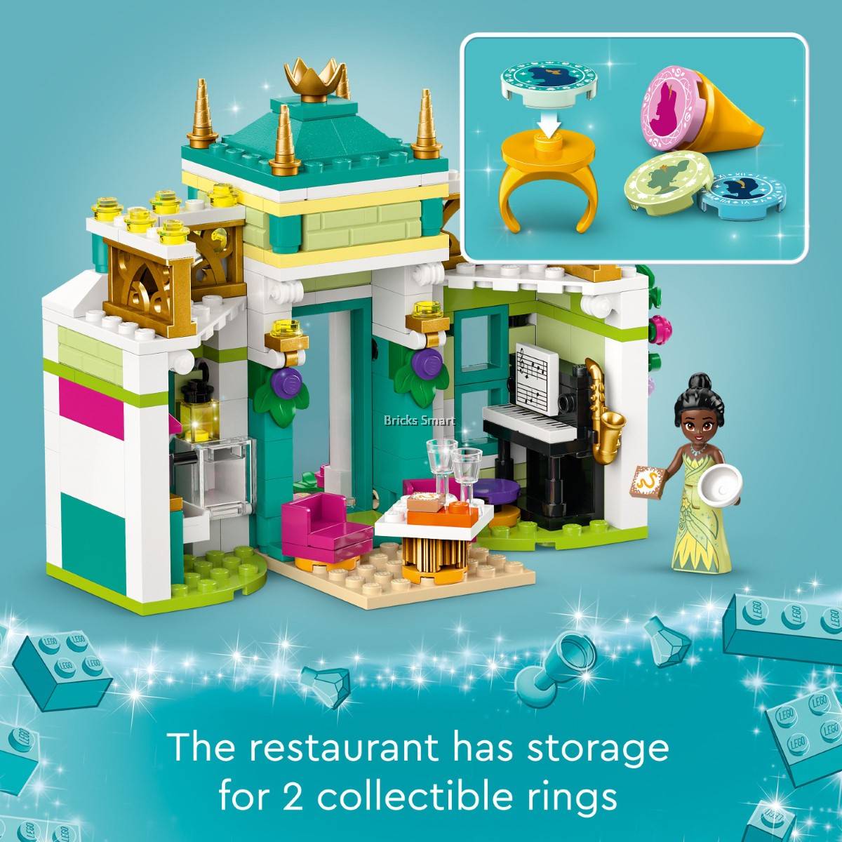 LEGO 43246 Disney Princess Market Adventure Building Toy Set