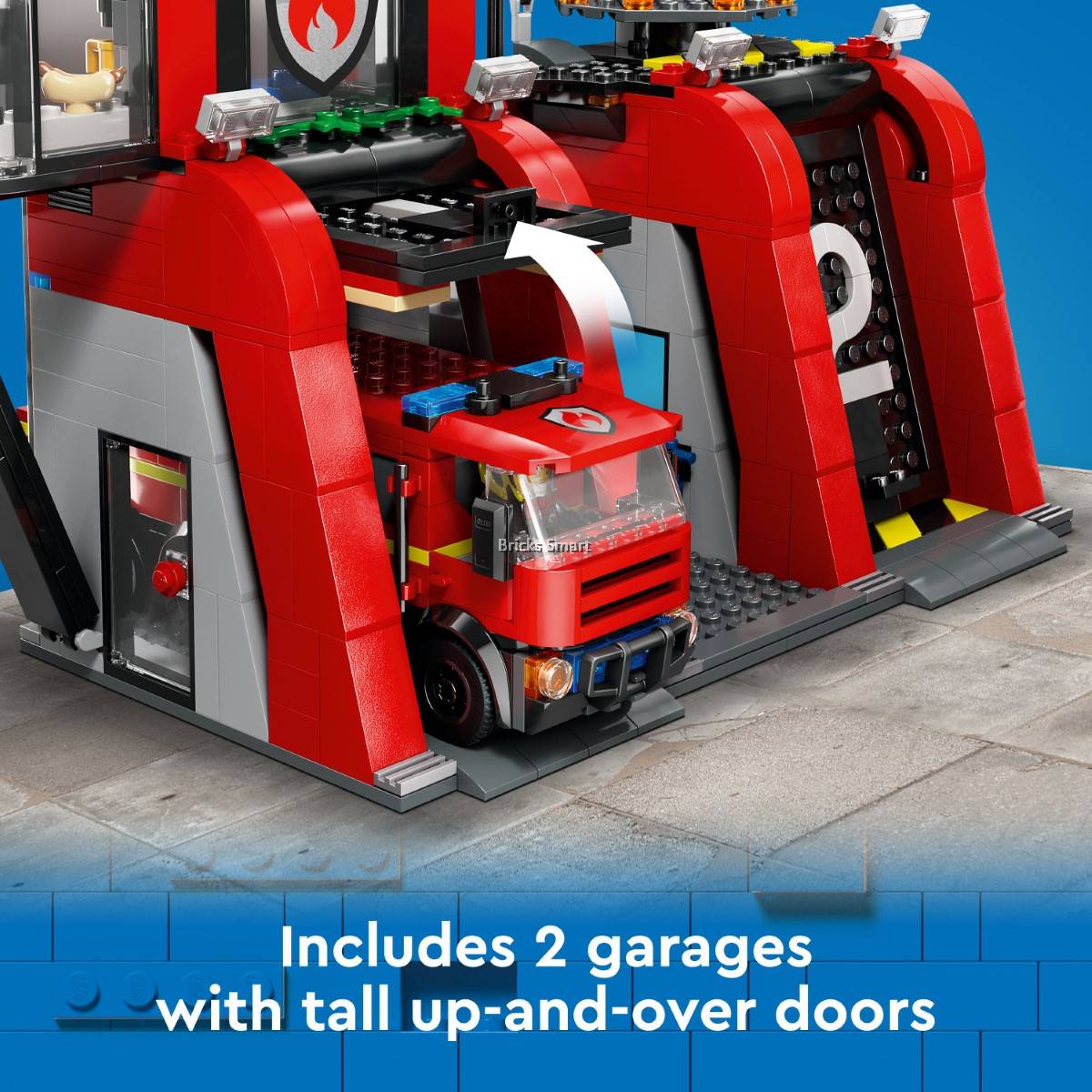 LEGO 60414 City Fire Station with Fire Truck Building Toy Set